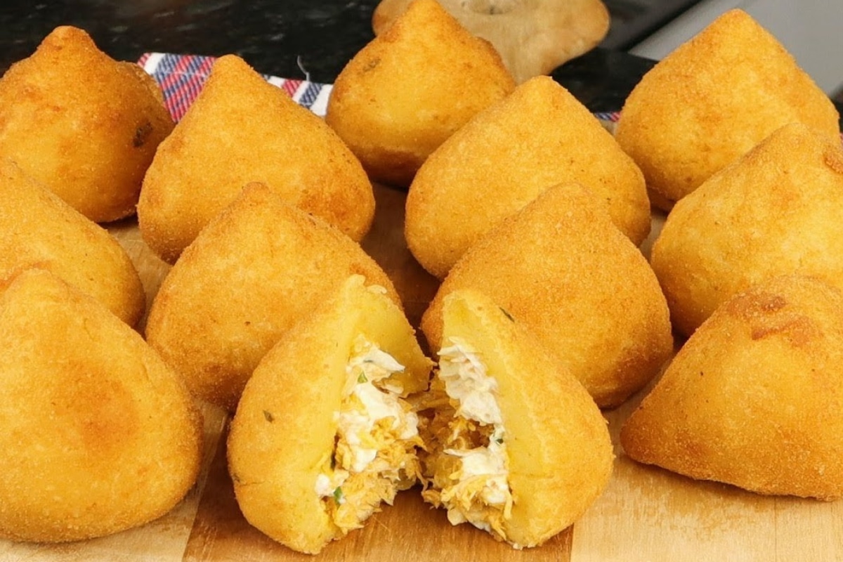Massa de coxinha perfeita e feita de um jeito surpreendente
