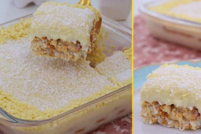 Pavê de coco é uma receitinha deliciosa e super simples de fazer, para ...
