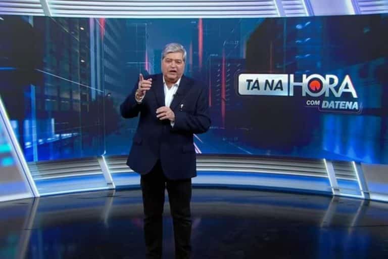 Tá na Hora com Datena estreia com cara de Brasil Urgente e grande ...