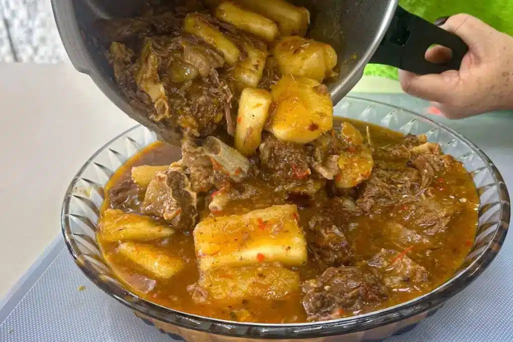 Bastou ficar frio e aqui em casa fazemos essa receita fácil de vaca ...