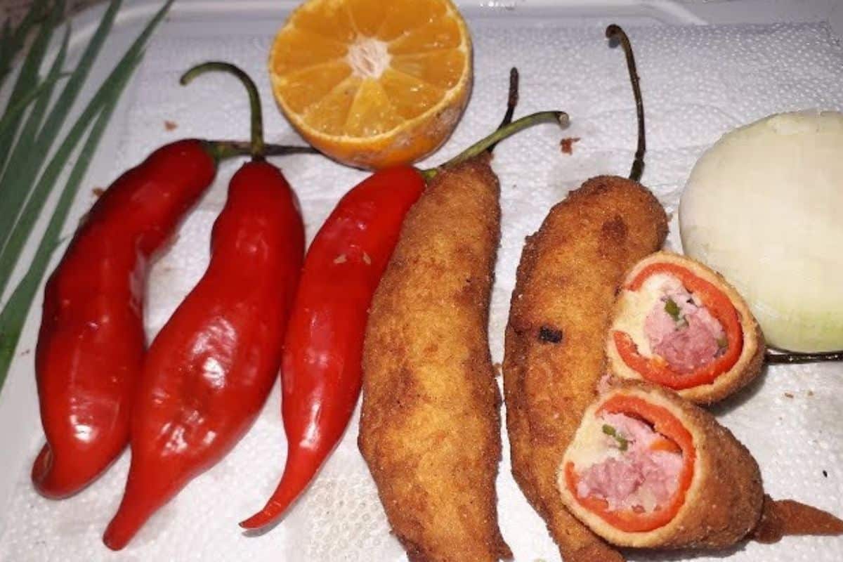 Como fazer pimenta recheada, receita simples e que todos vão comer!