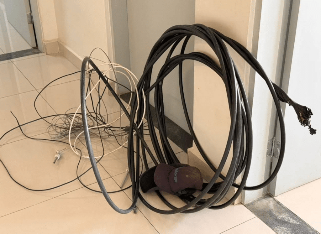 GCM de Mairinque prende seis suspeitos após flagrante de furto de cabos